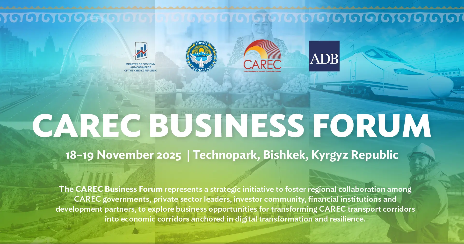 CAREC Business Forum 2025 Set to Unlock Corridor Investment