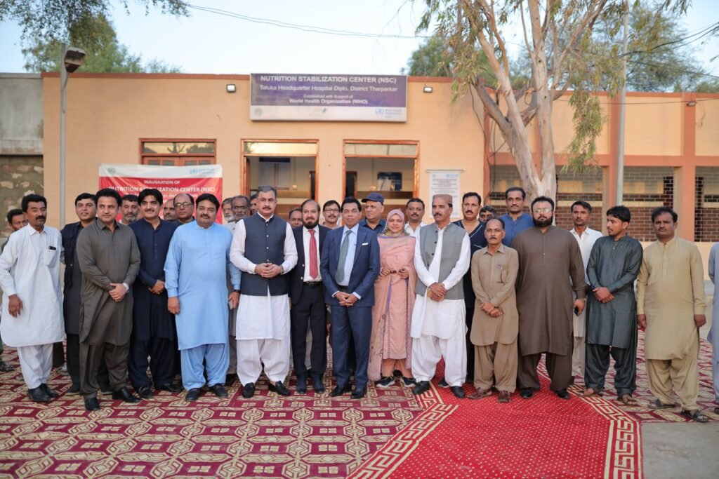WHO Pakistan's commitment to address malnutrition in Sindh - TDI